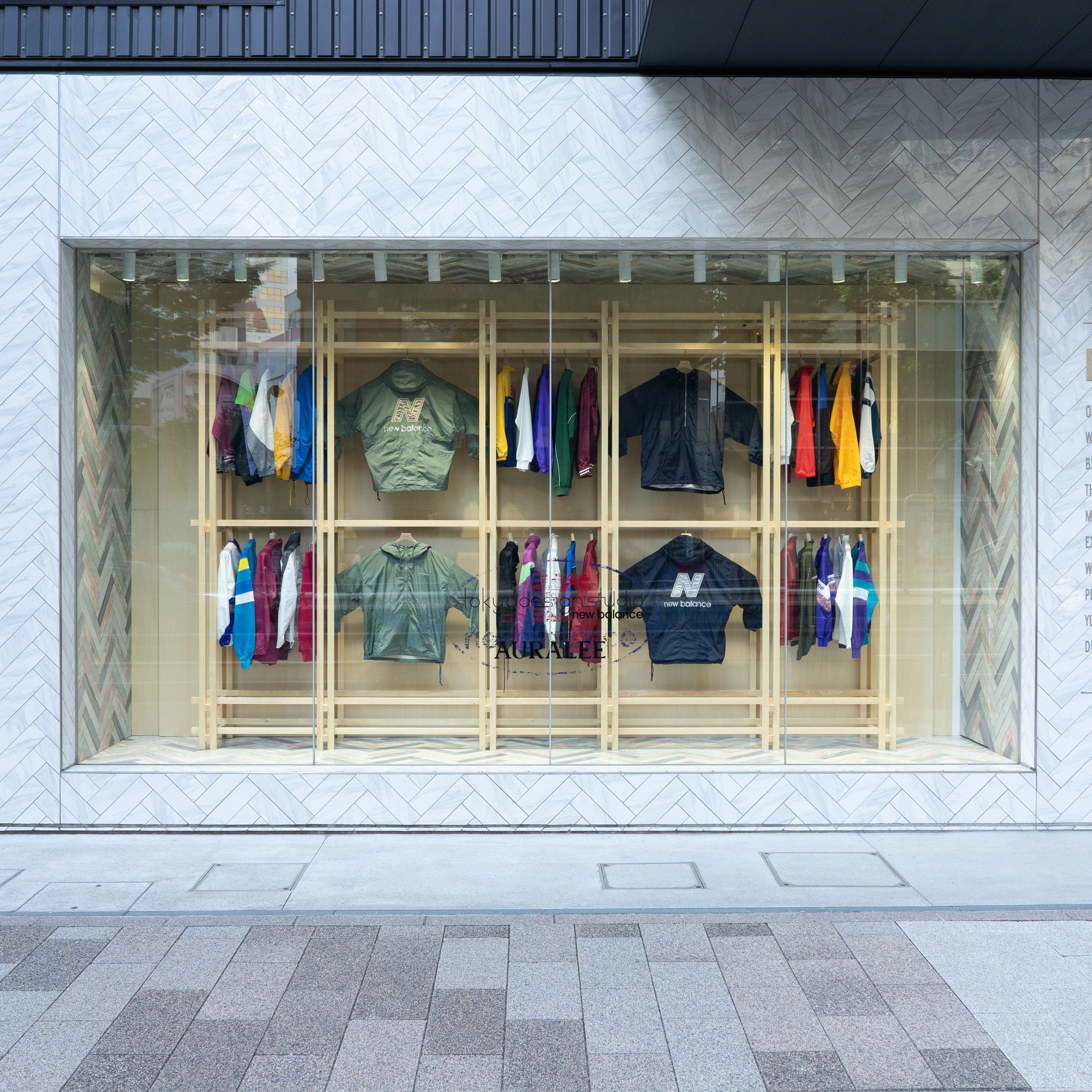 Kith Tokyo Window Installation for NB Archive Remastered by AURALEE × ...